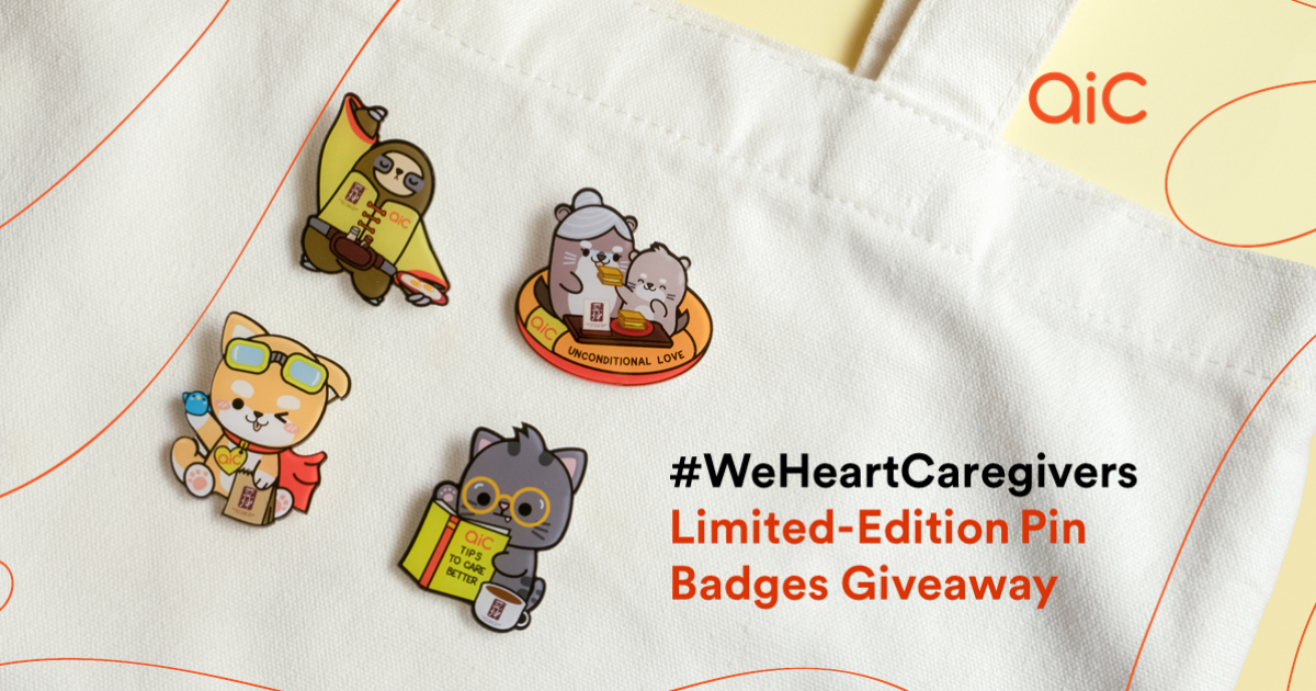 [Updated] #WeHeartCaregivers: Limited-Edition Pin Badges Giveaway | AIC ...